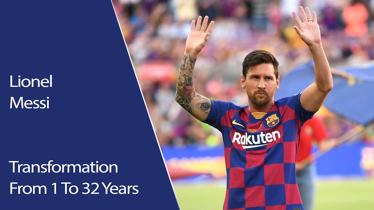 Lionel Messi Transformation 2020 | Morphing From 1 To 32 Years Old ...