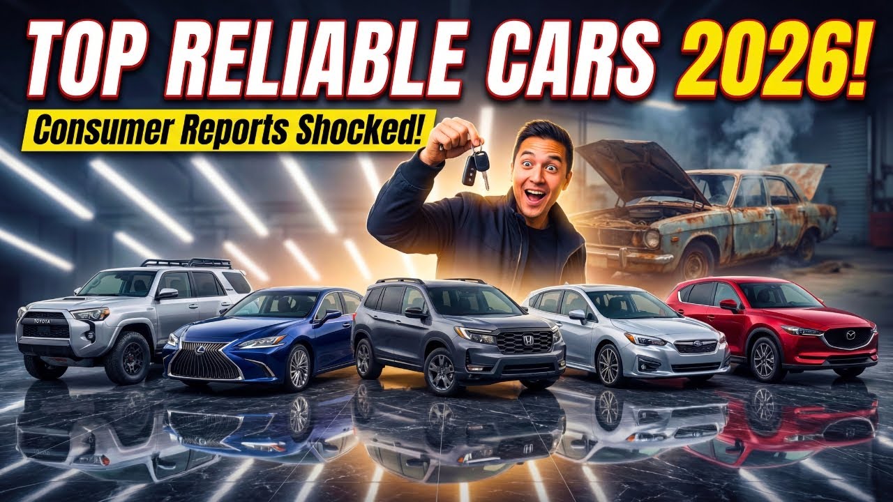 Most Reliable New Cars of 2026 Ranked | Consumer Reports Shocking ...