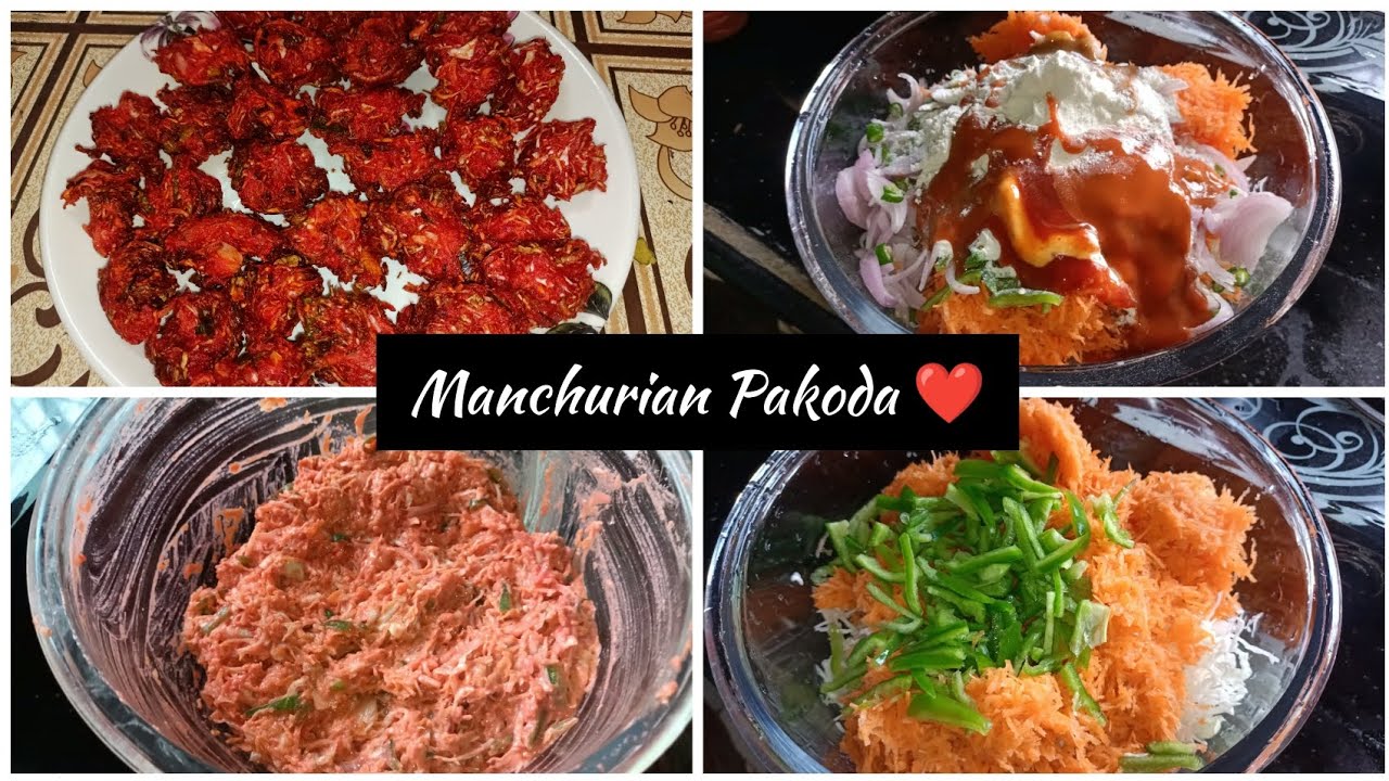 Manchurian pakoda ️ | Chinese pakoda | #chinese #pakoda #streetfood # ...