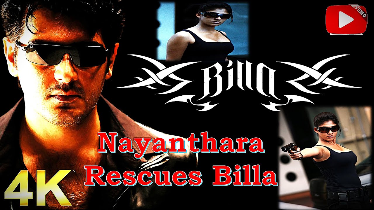 Nayanthara Rescues Billa - Billa (2007) | Ajith Kumar, Nayanthara ...