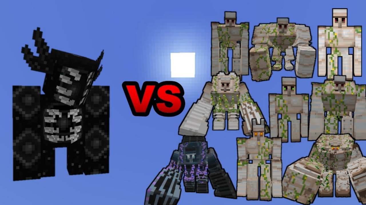Dark Zorden vs ALL Iron Golems in Minecraft - Minecraft mob battle ...