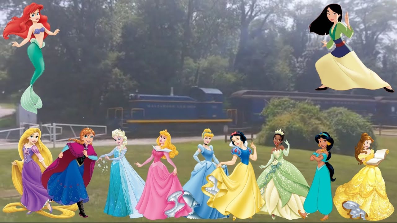 Wilmington & Western Railroad #8408 Pulling The Disney Princess Express ...