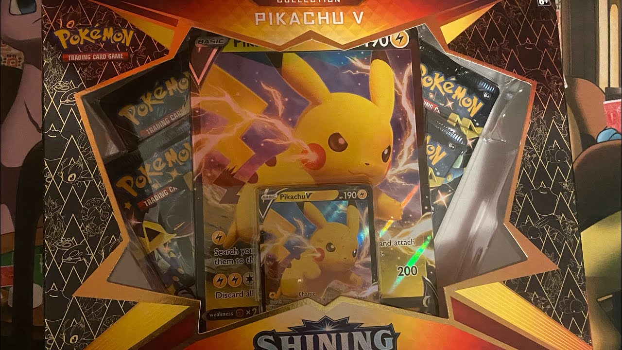 Shining fates collection box nice pulls amazing rare. - YouTube