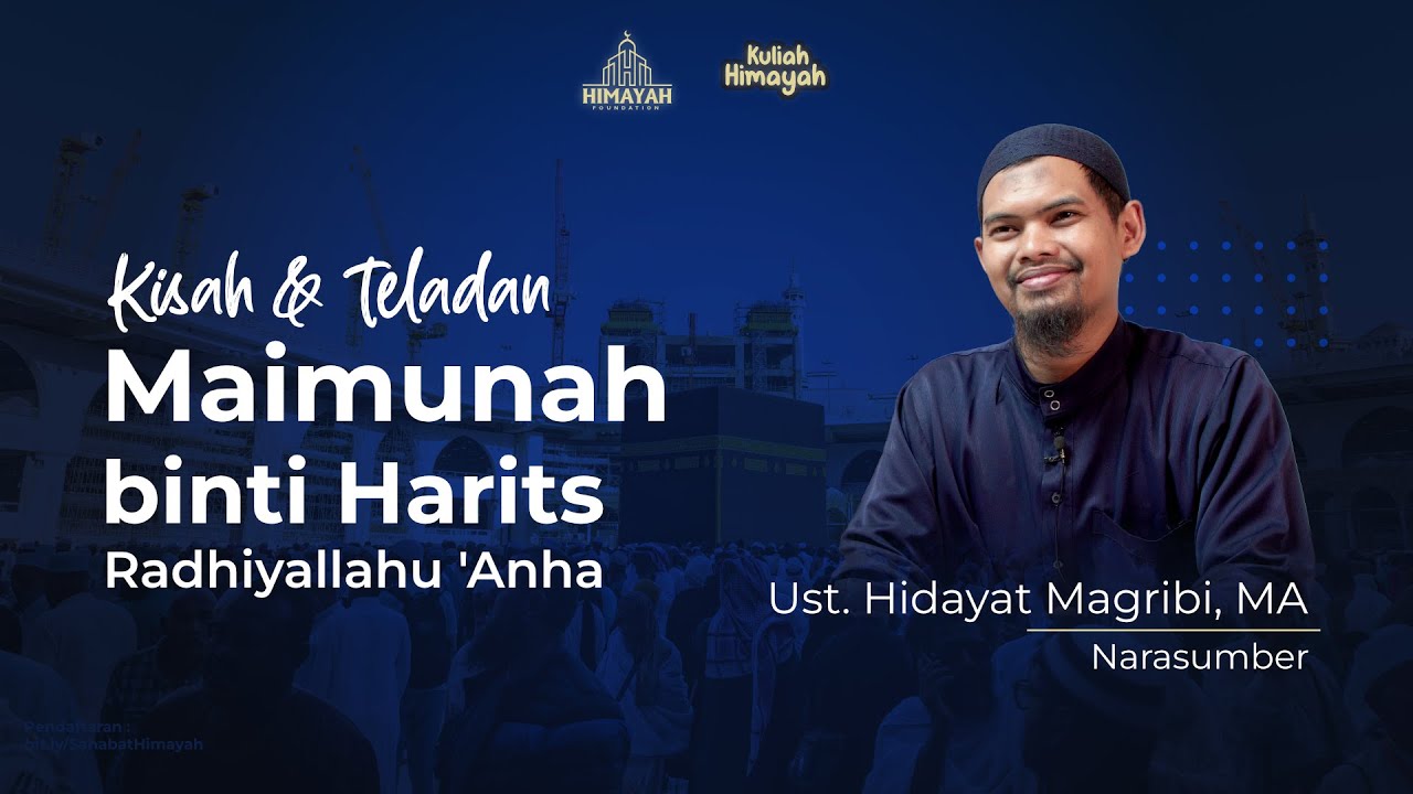 Maimunah Bintu Harits | Ust. Hidayat Magribi, MA - YouTube