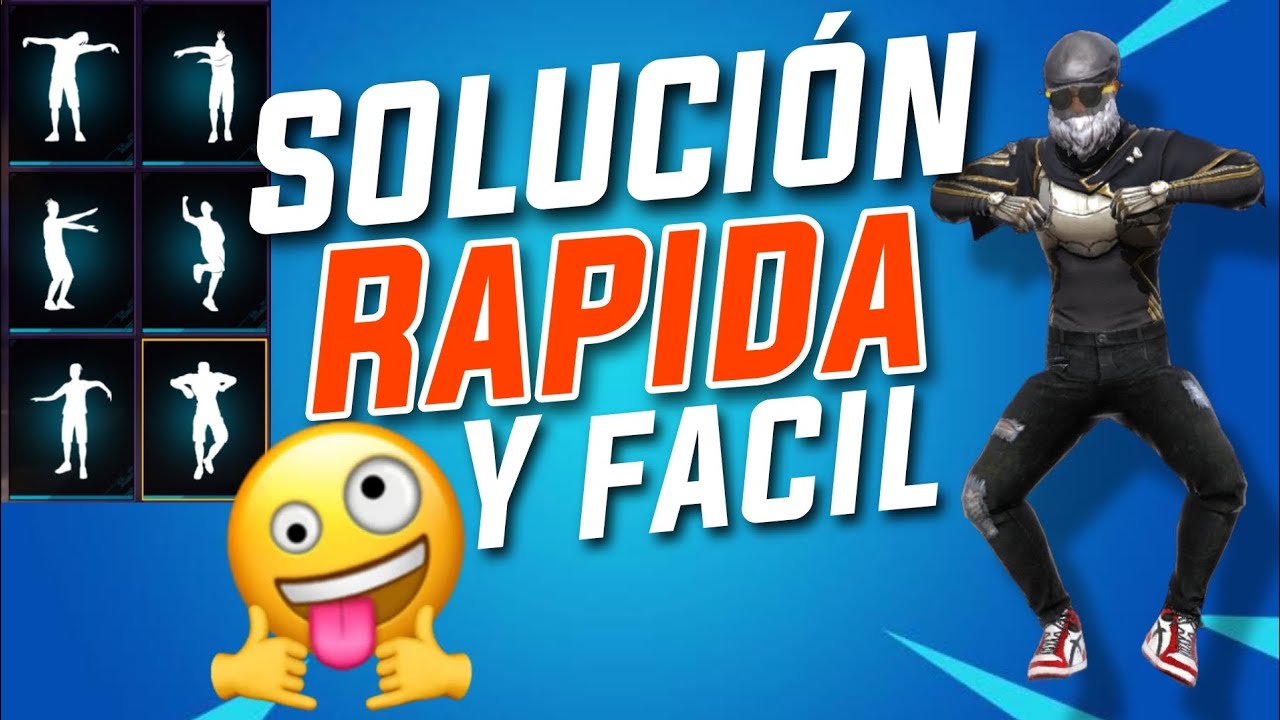COMO VER EMOTES EN FREE FIRE la solución 👍 - YouTube