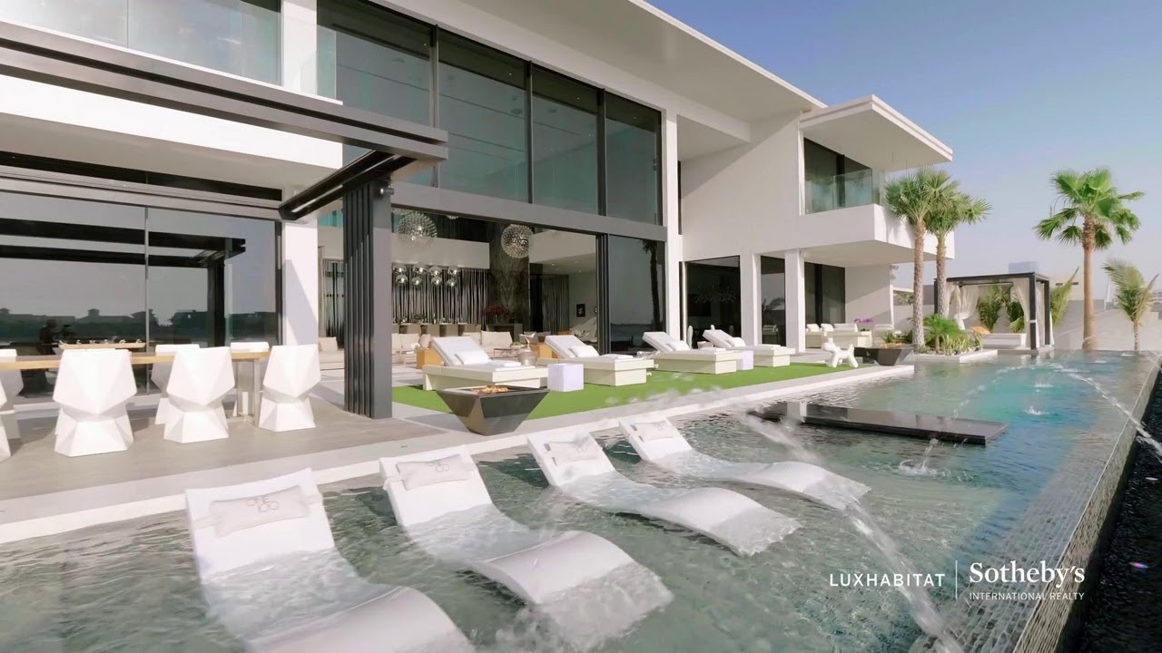 ONE100 PALM - Ultra Luxury Private Villa Palm Jumeirah, Dubai In 4K ...