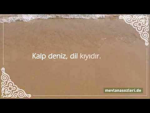 Mevlana Sözleri: Kalp deniz, dil kıyıdır...