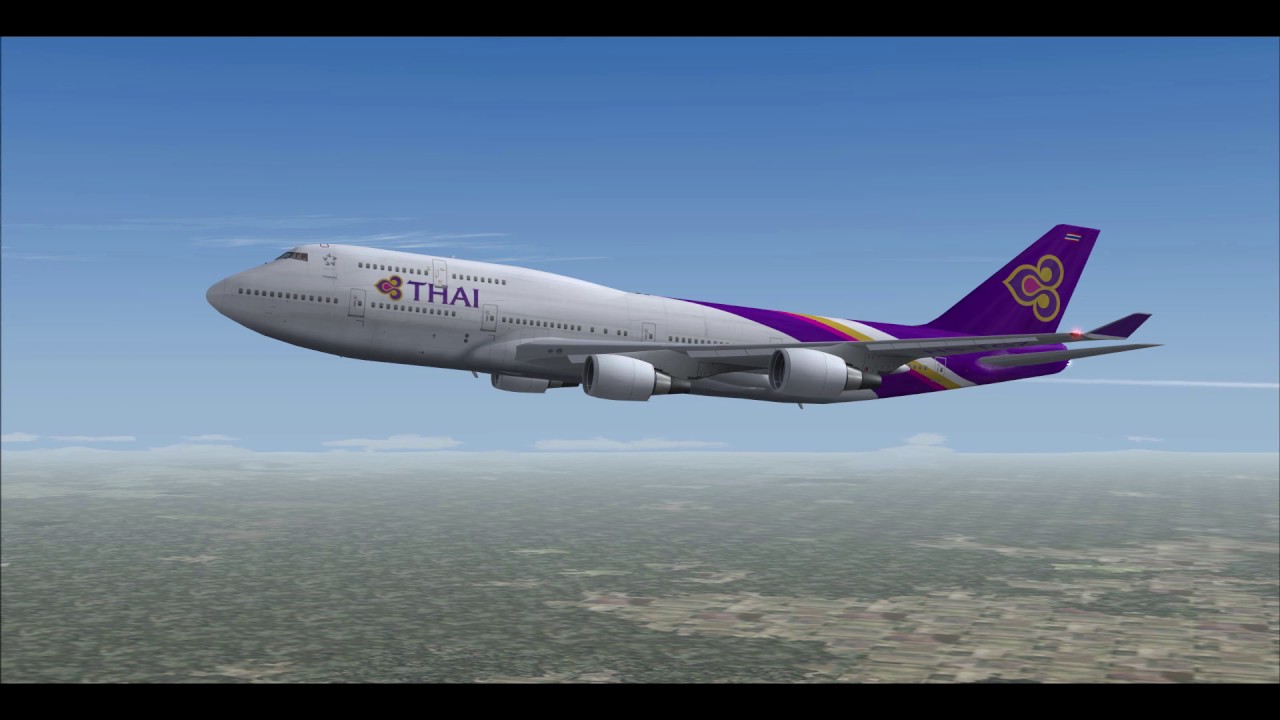 Thai Airways International TG660 747-400 HS-TGZ Bangkok (BKK) - Tokyo ...
