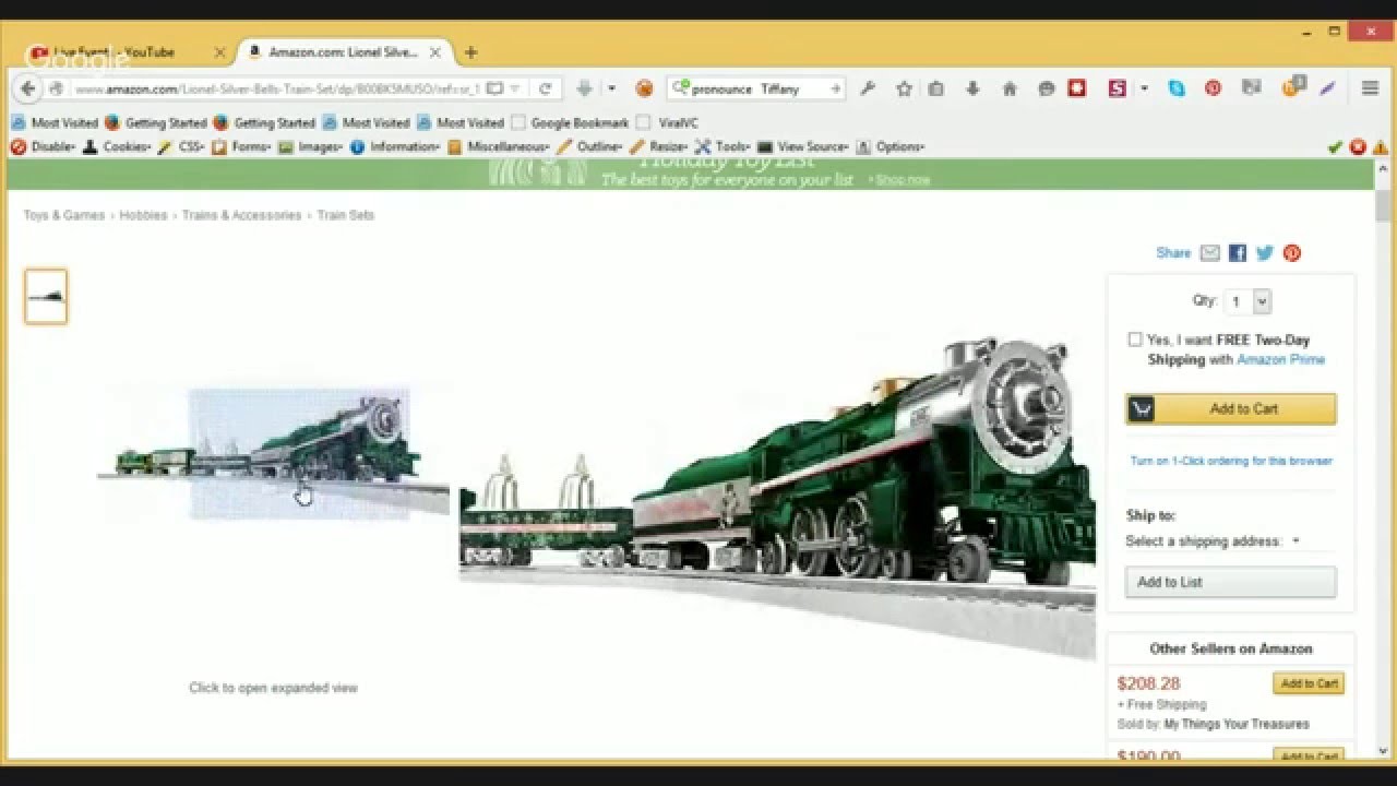 Lionel Silver Bells Train Set Review - YouTube