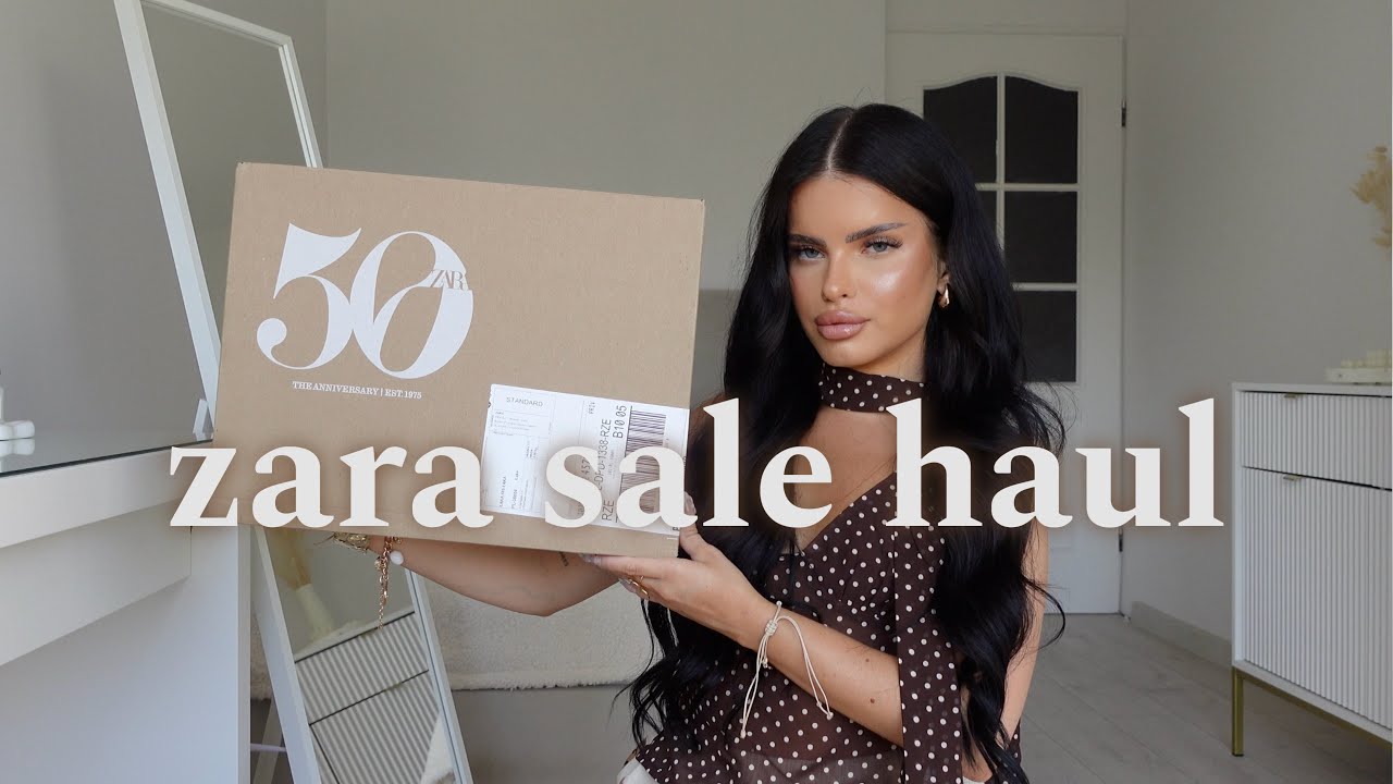 HUGE SALE HAUL 🥥🤍 zara bershka pull&bear - YouTube