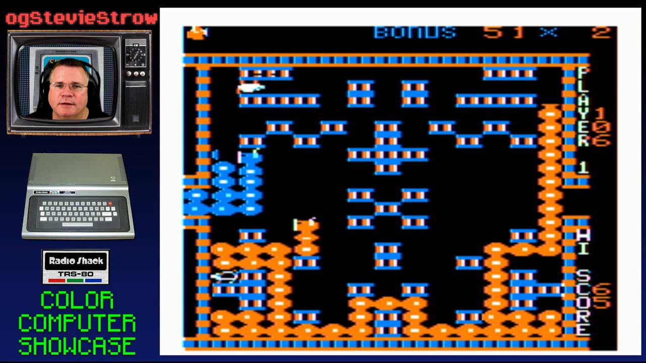 Rat Attack - 1984 - TRS-80 Color Computer Game - YouTube