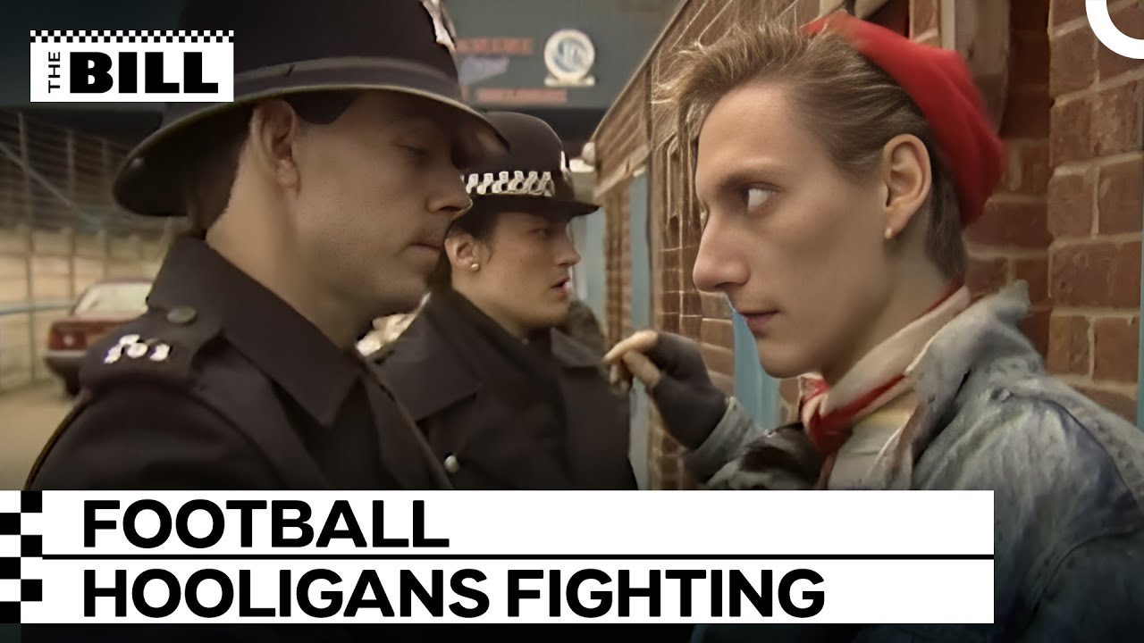 Smith Gets Caught Between Fighting Football Hooligans | The Bill - YouTube