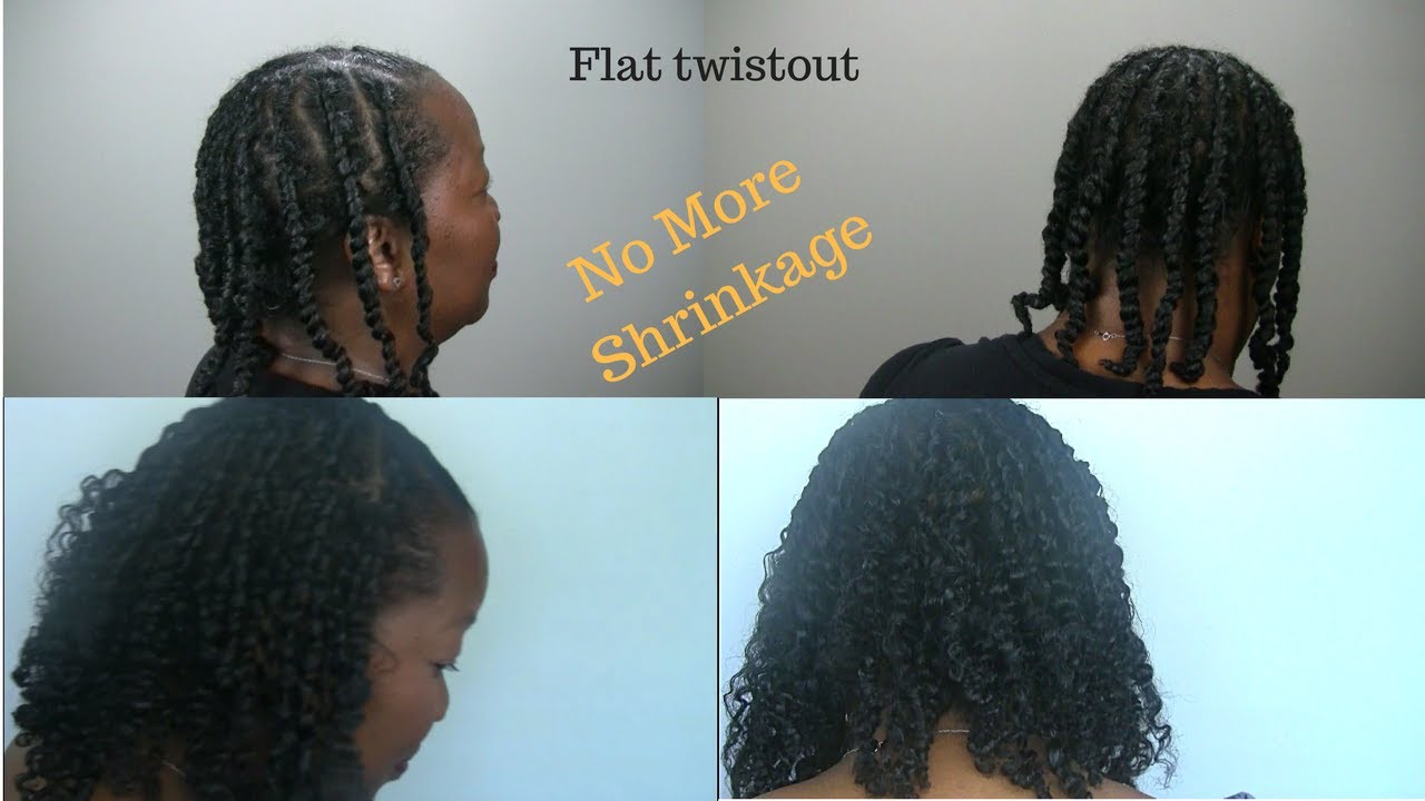 How to flat twist and retain your length - YouTube