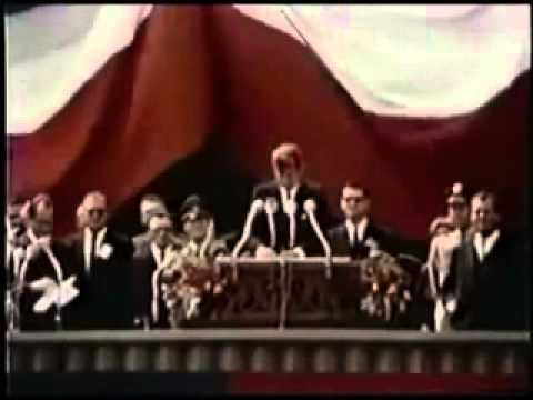 John F Kennedy "Ich Bin Ein Berliner" speech in Berlin on June 26, 1963 ...