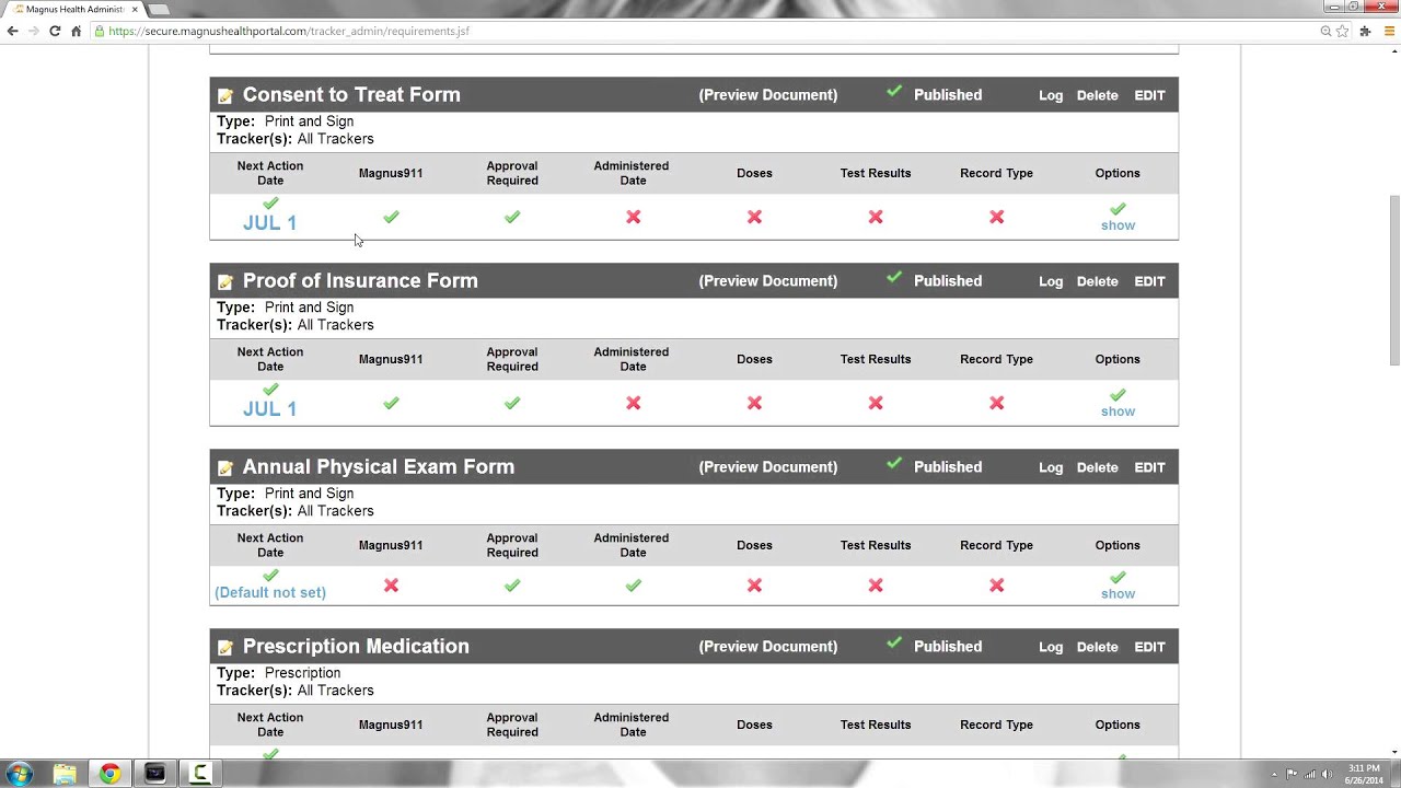 How to upload a document to Magnus Health Care into the requirement ...