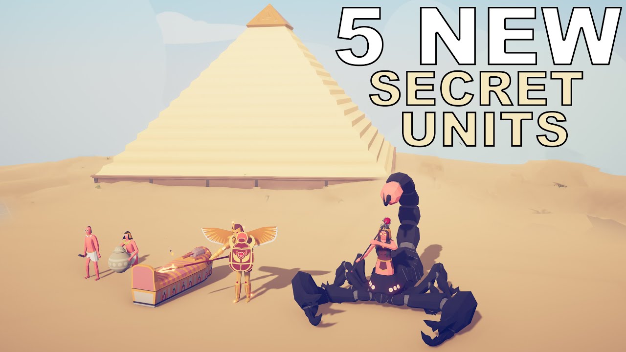 ALL 5 EGYPT SECRET UNITS LOCATIONS - Totally Accurate Battle Simulator ...
