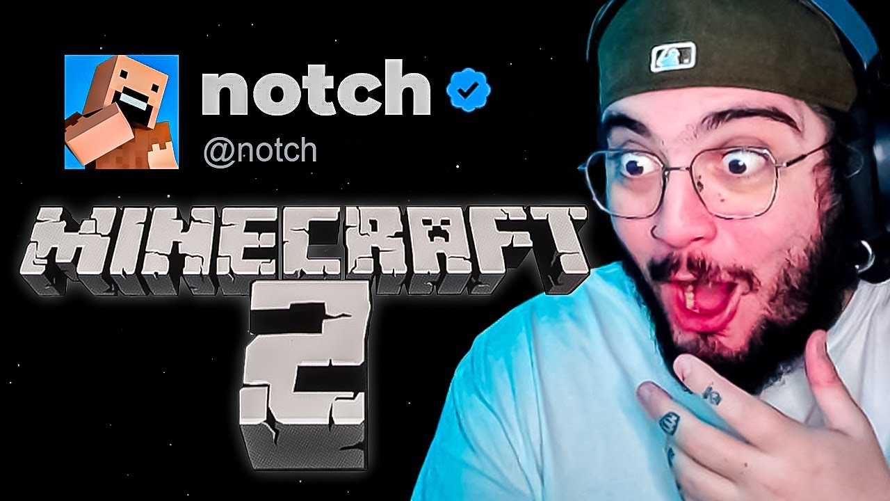Kazzio reage a NOTCH ANUNCIOU OFICIALMENTE MINECRAFT 2 - YouTube