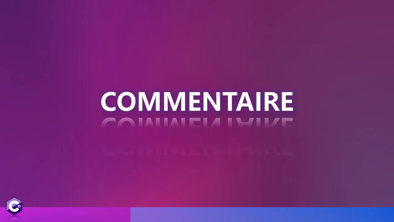 C# 2 9 Commentaires - YouTube