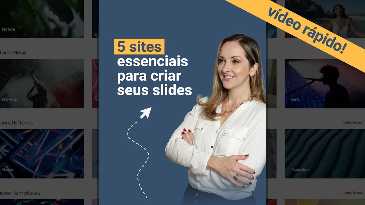 5 sites ESSENCIAIS para criar seus SLIDES! - YouTube