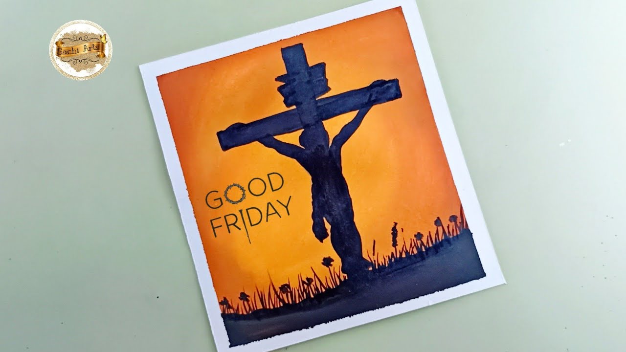 Good Friday Painting | How to draw Good Friday Drawing | Easter Holy ...
