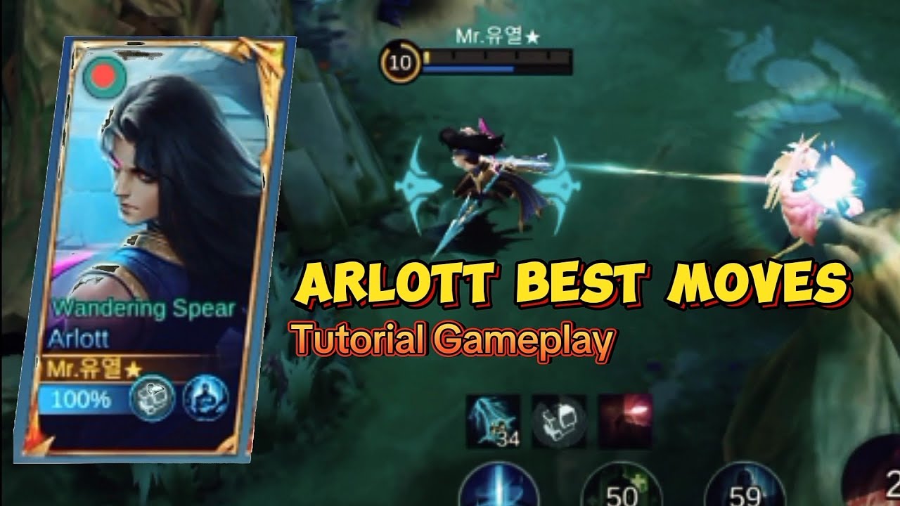 Arlott Best Moves || Tutorial Gameplay || Mobile Legend || #gaming # ...