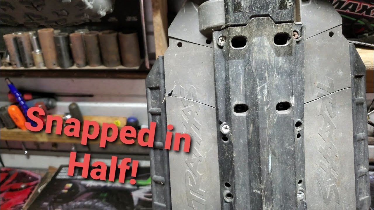 Snapped Xmaxx Chassis!! Insane Chassis Slam!! RC Carnage! - YouTube