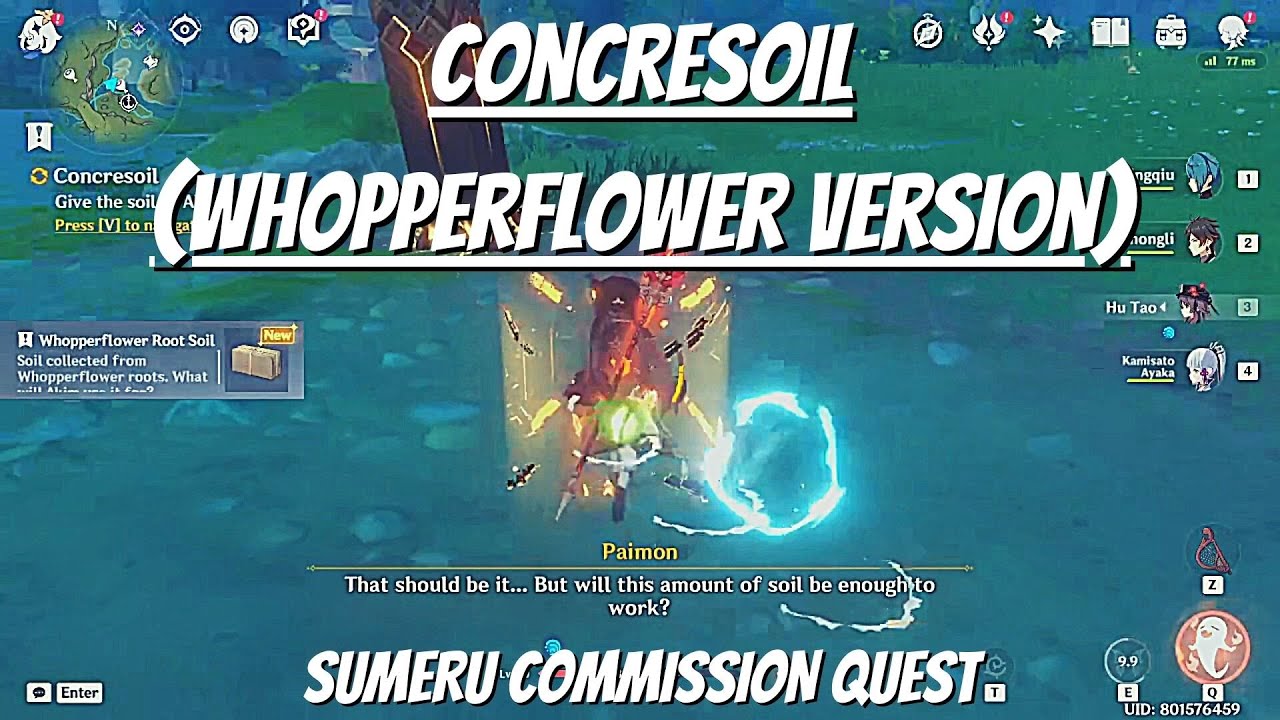 Concresoil (Whopperflower Version) | Sumeru Commission Quest - Genshin ...