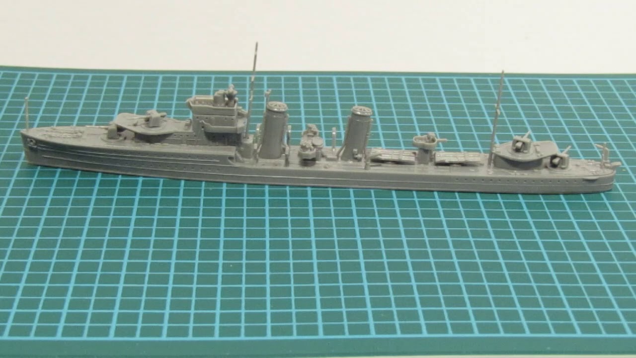 Tamiya 1:700 E Class British Destroyer - All At Sea GB - YouTube
