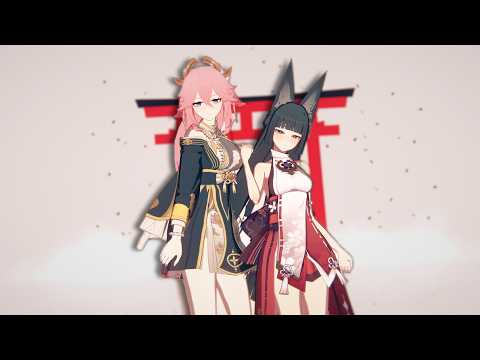 Yaemiko / Miyabi ~ 💗 - LEMONADE CHALLENGE -【MMD // KKVMD // ZZZ / Genshin】
