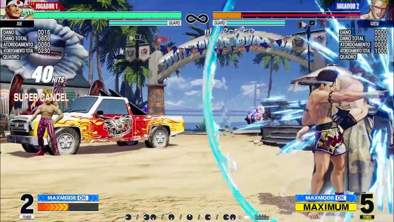 THE KING OF FIGHTERS XV_ JOE HIGASHI NEW TOD COMBO 58 HITS (NO BLUE MAX) - YouTube