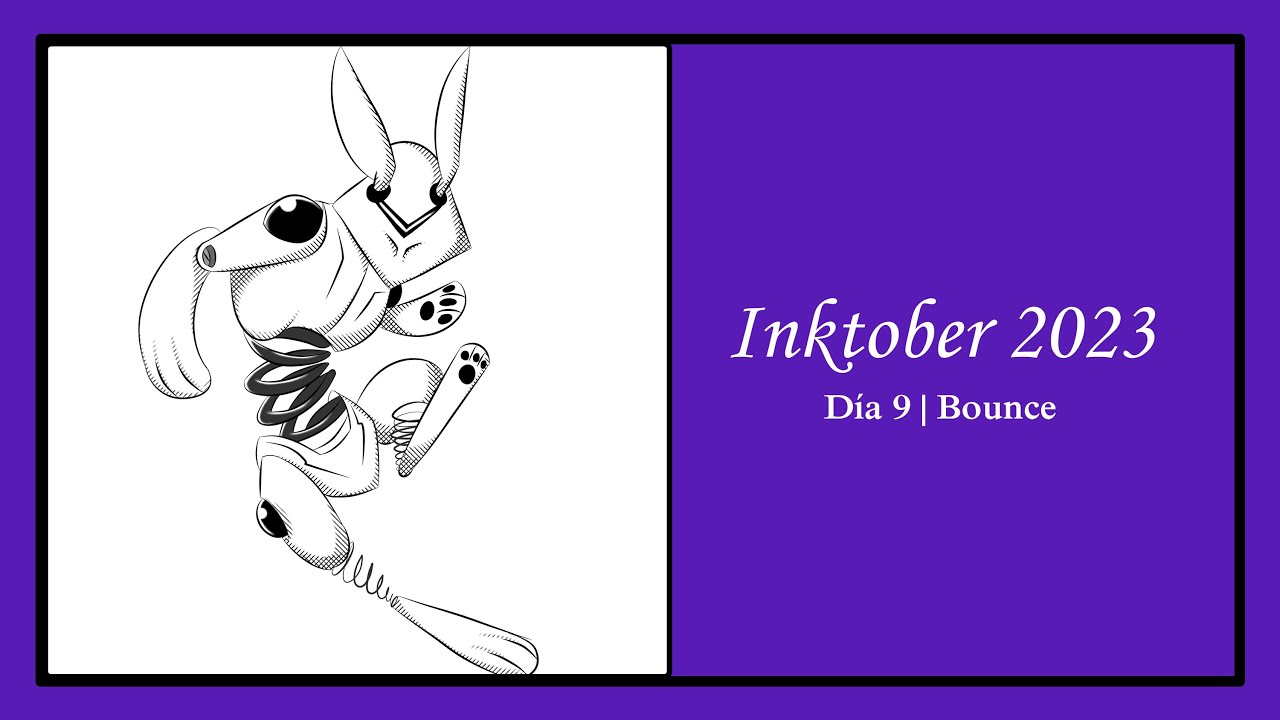 Inktober 2023 | Día 9 | Bounce - YouTube