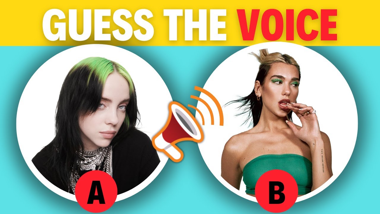 Guess The Singer By Their Voice 🗣 - YouTube