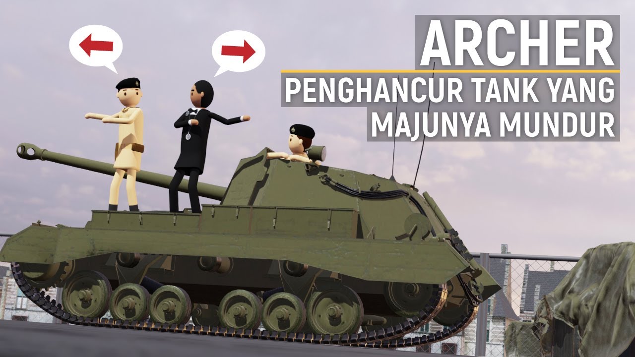 ARCHER: Penghancur Tank Yang Majunya Mundur dan Menempatkan Meriam ...