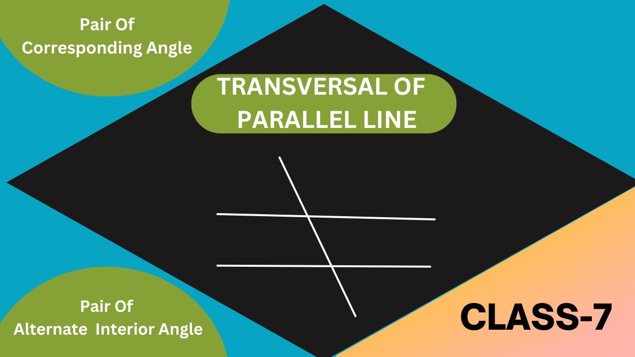 Transversal Of Parallel Line - YouTube