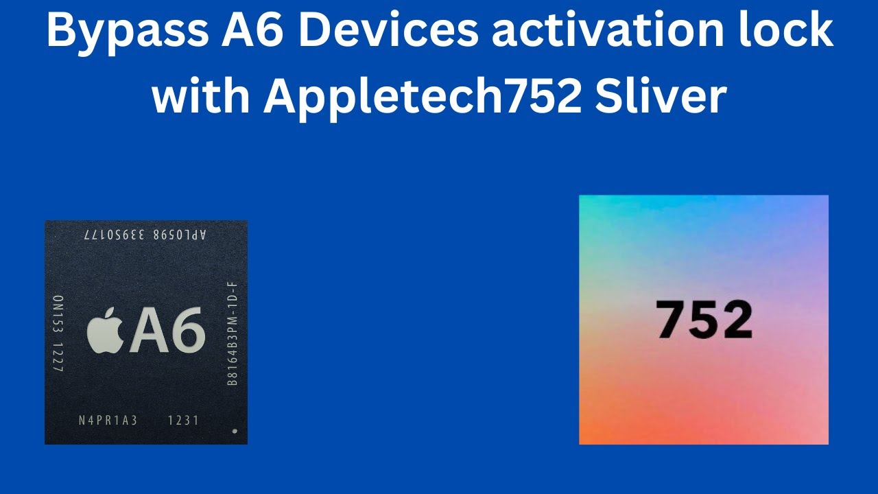 Bypass A6 Devices with appletech752 sliver - YouTube
