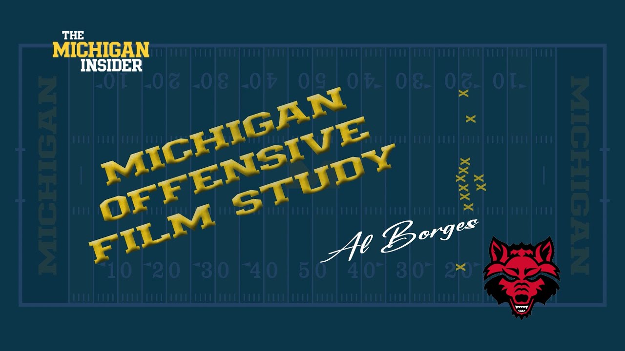 Michigan Offensive Film Study - Arkansas State Sneak Peek - YouTube