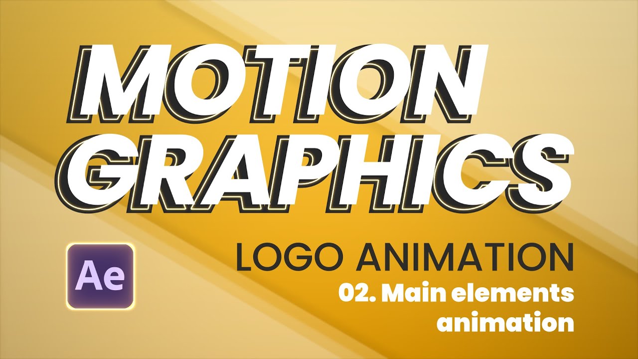 Motion Graphics | Logo Animation | 02 Main Elements Animation - YouTube
