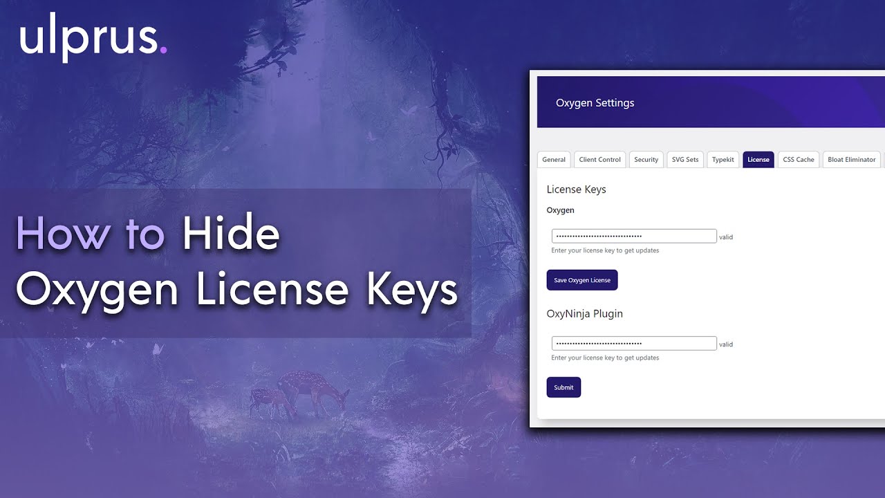 Oxygen Builder - Hide Oxygen License Keys - YouTube