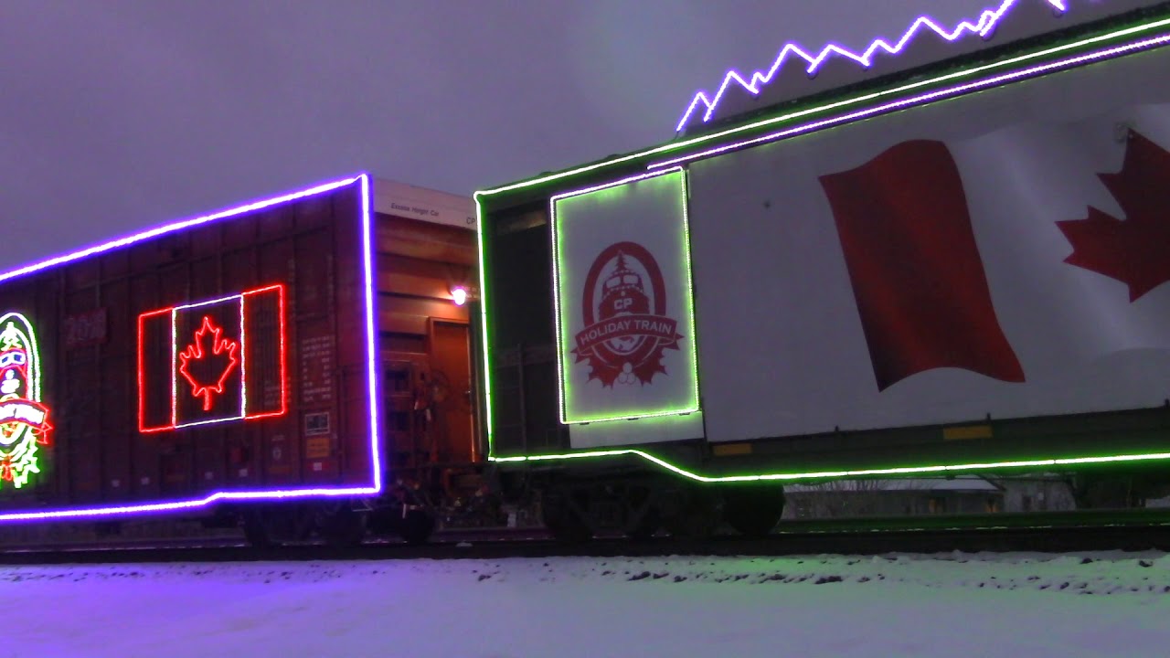 2018 CP Holiday Train in Merrickville - YouTube