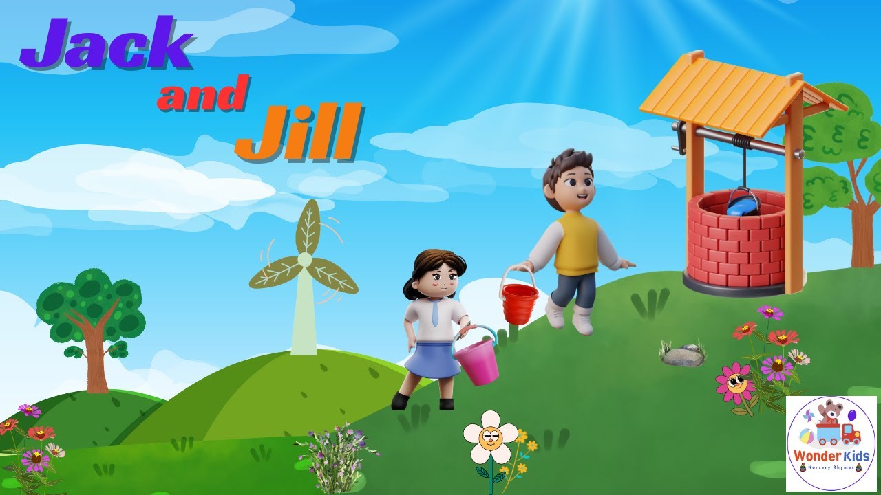 Jack and Jill Nursery Rhyme for Kids - Sing Along I Fun Kids Song with ...