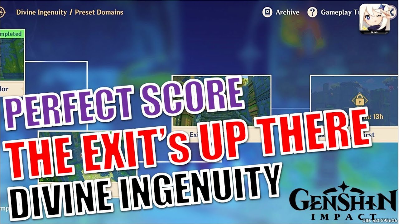 [Perfect Scone] The Exit's Up There - Divine Ingenuity | Genshin Impact ...