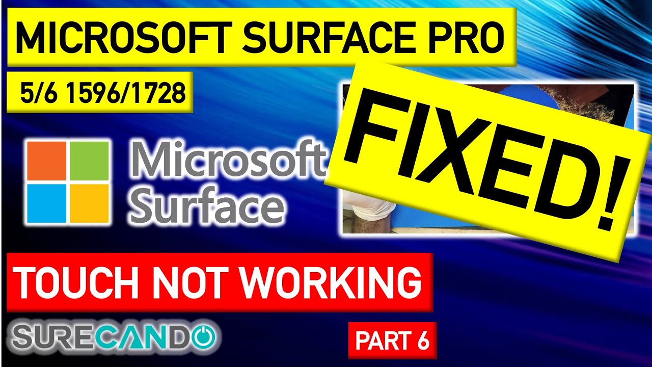 Microsoft Surface Pro 5 4 6 Touch Keyboard not working after BIOS Flash ...