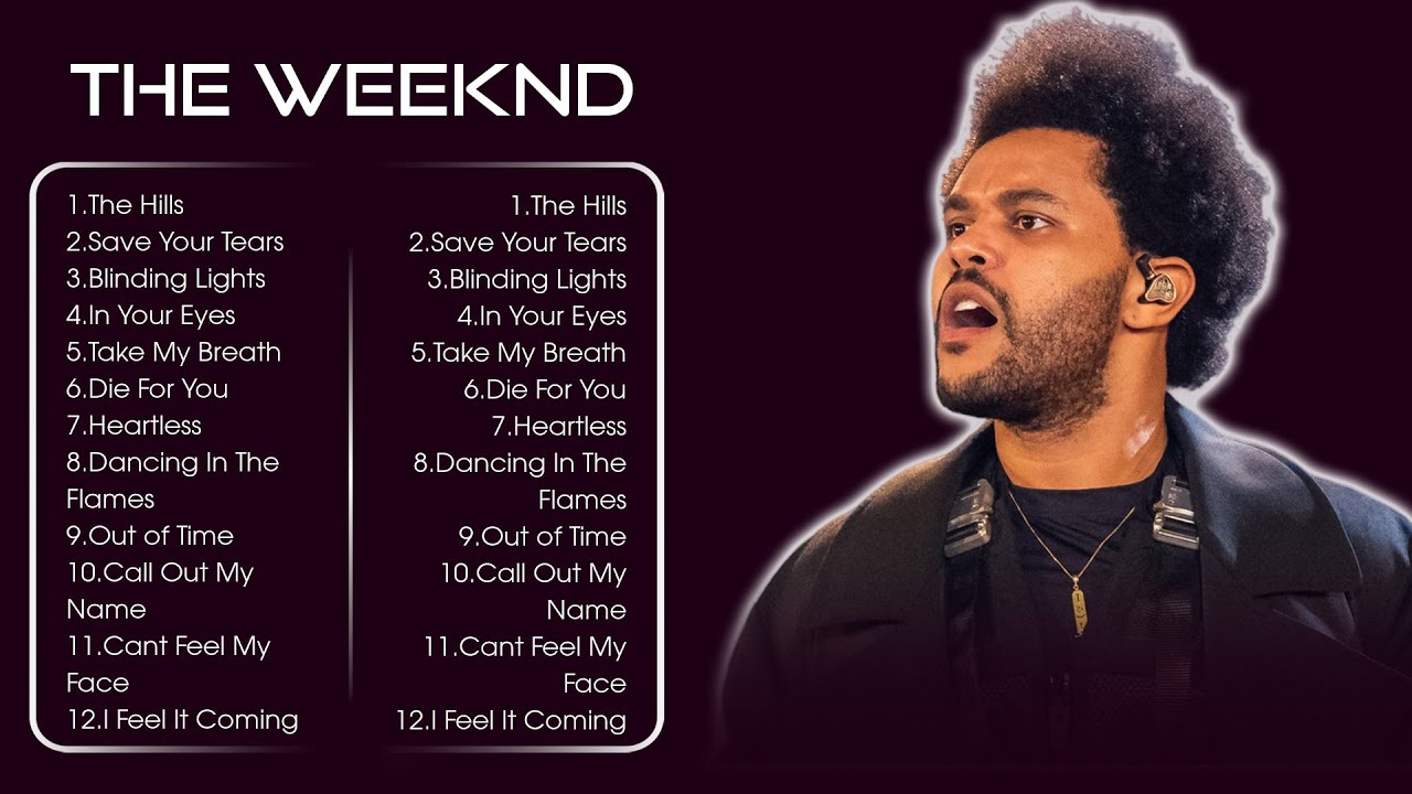 THE WEEKND ~ The Best Songs Of THE WEEKND - THE WEEKND Greaates Hits ...