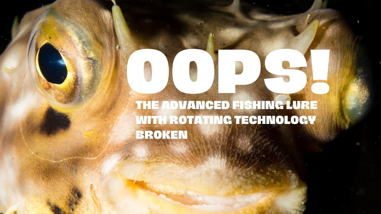 The Advanced Fishing Lure with Rotating Technology Broken - YouTube