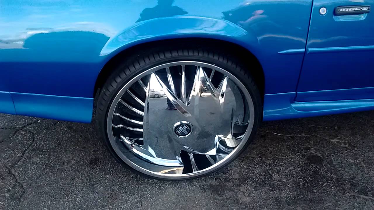 Iroc on 26 inch "ZIG zags" - YouTube