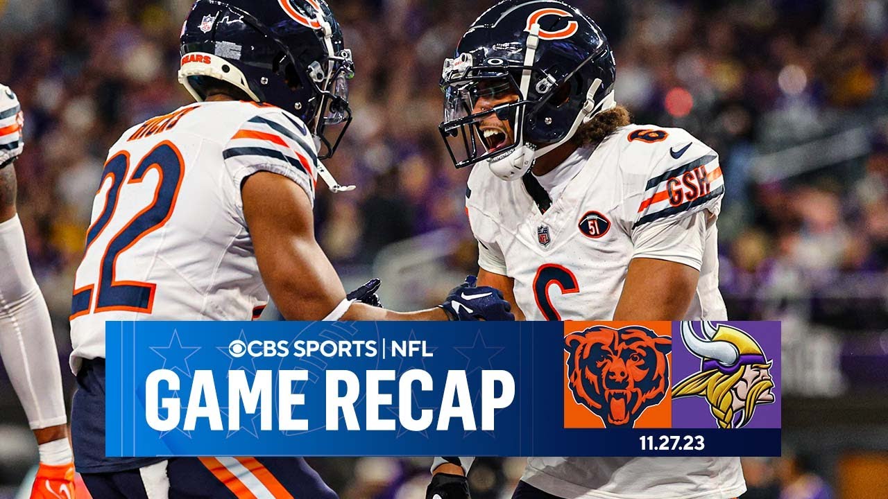 Bears COME BACK To Beat Vikings With Game Winning FG I Game Recap I CBS ...