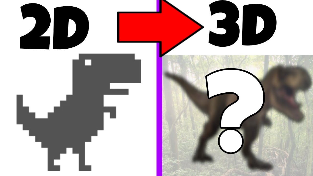 The Chrome Dinosaur 3D Game is SO GOOD! - YouTube