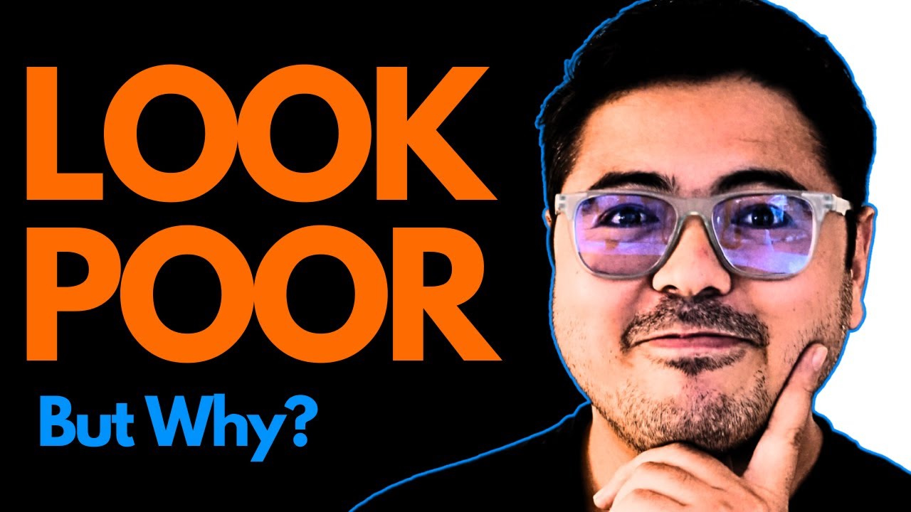Why LOOKING POOR is Important in Today's Society - YouTube