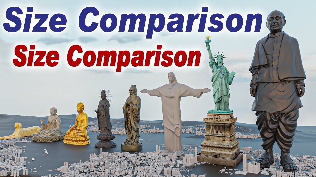 Tallest statue size comparison | Tallest Statues in the World | Top 10 ...