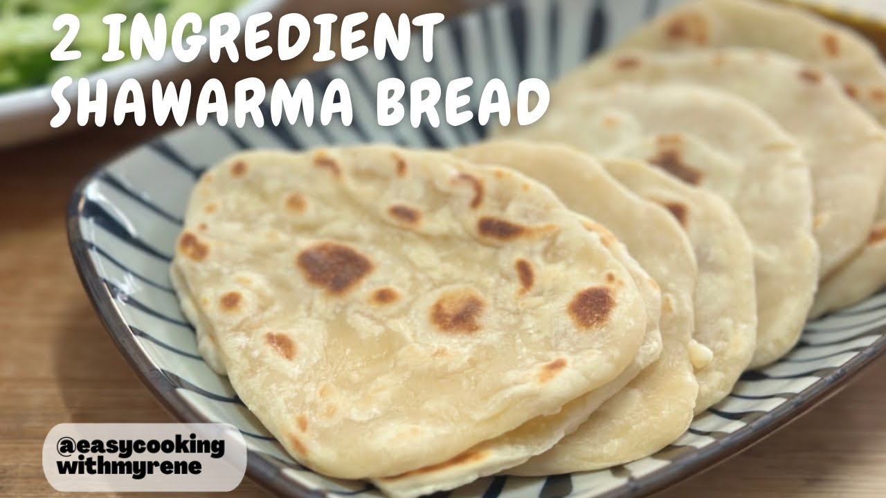 Quick & Easy Shawarma Bread Recipe: Only 2 Ingredients! - YouTube